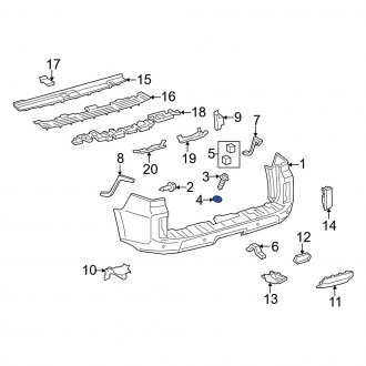 Lexus GX460 OEM Bumpers | Genuine Front & Rear Bumpers — CARiD.com