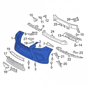 Lexus GX OEM Bumpers | Genuine Front & Rear Bumpers — CARiD.com