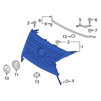 Lexus GX460 OEM Grilles | Factory Billet & Mesh Grilles — CARiD.com