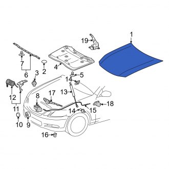 Lexus GS OEM Body Hoods | Carbon Fiber, Fiberglass — CARiD.com