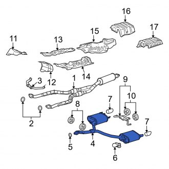 Lexus GS300 OEM Exhaust Parts | Systems, Tips, Pipes — CARiD.com