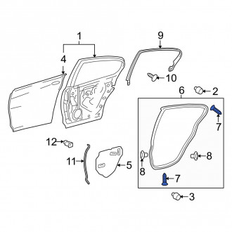 Lexus IS F Roof Hardware | Clips, Screws — CARiD.com