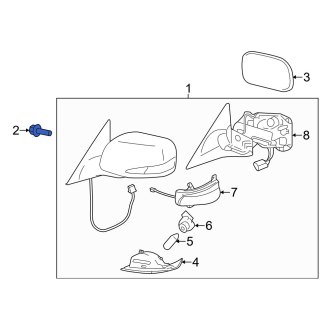 Lexus OEM Mirrors | Factory Towing & Side View Mirrors — CARiD.com