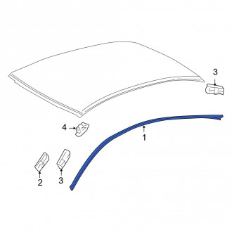 Lexus GS350 OEM Roofs & Parts | Panels, Drip Rails — CARiD.com