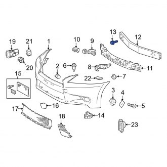 Lexus IS OEM Bumpers | Genuine Front & Rear Bumpers — CARiD.com