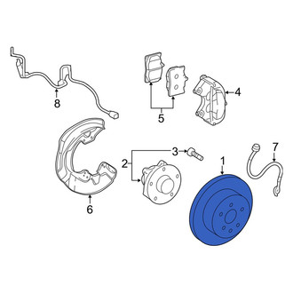 Lexus IS500 OEM Brake Parts | Pads, Bleeders, Rotors — CARiD.com