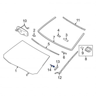 Lexus IS F OEM Window Parts | Visors, Regulators — CARiD.com