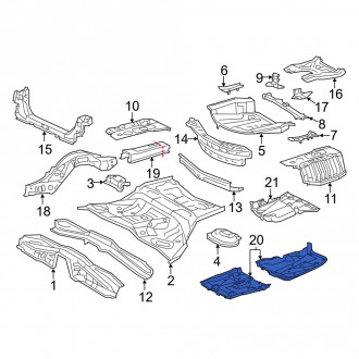 Lexus GS300 Underbody Covers | Splash Shields — CARiD.com