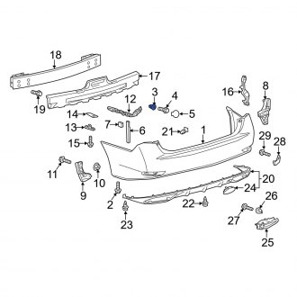 Lexus RX OEM Bumpers | Genuine Front & Rear Bumpers — CARiD.com