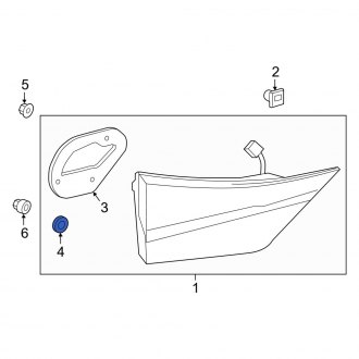 Lexus ES350 OEM Tail Lights | LED, Fiber Optic — CARiD.com