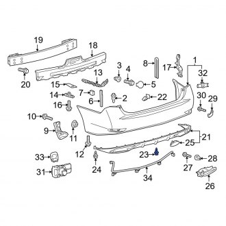 Lexus IS300 OEM Bumpers - Genuine Front & Rear Bumpers | CARiD