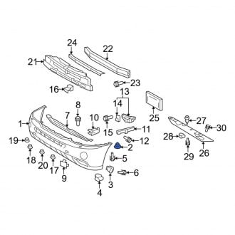 Lexus RX330 OEM Bumpers - Genuine Front & Rear Bumpers | CARiD