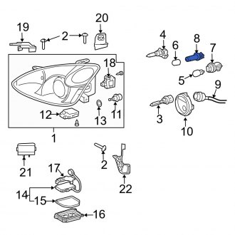 Lexus RX350 OEM Tail Lights | LED, Fiber Optic — CARiD.com