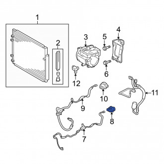 Lexus OEM A/C & Heating Parts | Systems, Compressors — CARiD.com