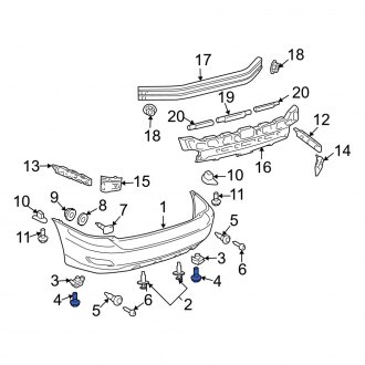 Lexus RX330 OEM Bumpers | Genuine Front & Rear Bumpers — CARiD.com