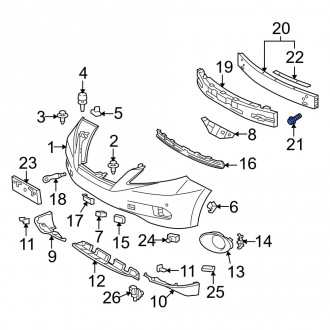 Lexus RX350 OEM Bumpers - Genuine Front & Rear Bumpers | CARiD