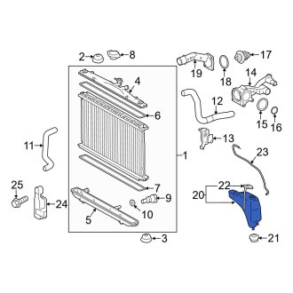 Lexus RX350 Coolant Overflow Tanks — CARiD.com