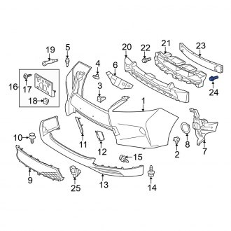 Lexus RX450h OEM Bumpers | Genuine Front & Rear Bumpers — CARiD.com