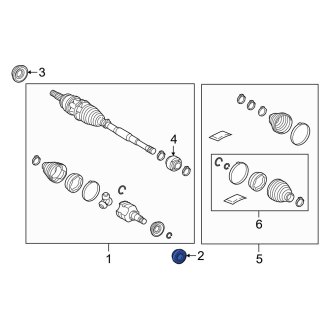 Lexus NX OEM Driveline & Axle Parts | Hubs, CV-Joints — CARiD.com