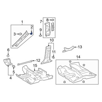 Lexus ES350 OEM Chassis Frames & Body Parts | Tubs, Doors — CARiD.com