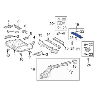 Lexus UX250h Underbody Covers | Splash Shields — CARiD.com