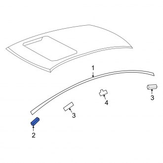 Lexus GS460 OEM Roofs & Parts | Panels, Drip Rails — CARiD.com