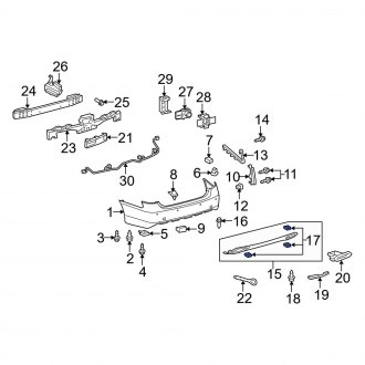 Lexus IS250 OEM Bumpers | Genuine Front & Rear Bumpers — CARiD.com