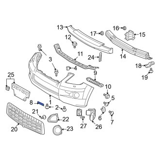 Lexus LX570 Replacement Bumper Moldings & Trim | CARiD