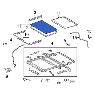 Lexus LX570 Sunroofs & Components — CARiD.com