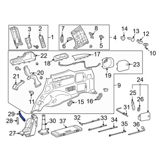 Lexus LX570 OEM Trunks & Parts | Lids, Rear Panels — CARiD.com