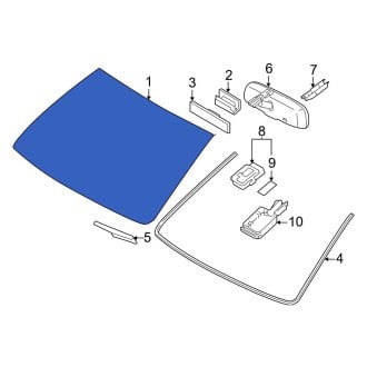 Lexus LX Replacement Windshield Glass — CARiD.com