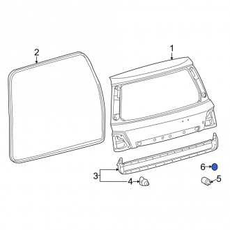 Lexus LX Window Hardware — CARID.com