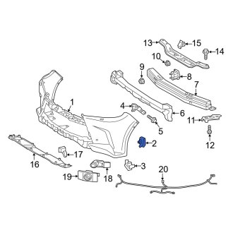 Lexus GX460 OEM Bumpers | Genuine Front & Rear Bumpers — CARiD.com