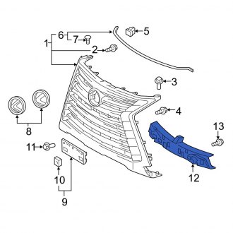 Lexus LX570 Grille Brackets & Hardware — CARiD.com