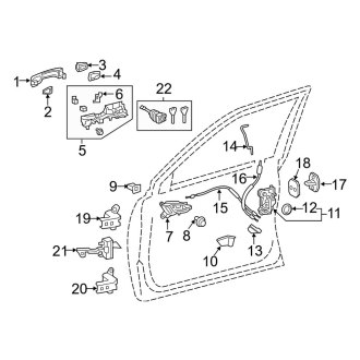 2021 Lexus LX570 Door Locks + Components | CARiD