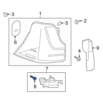 Lexus GX460 OEM Tail Lights | LED, Fiber Optic — CARiD.com