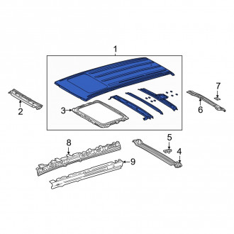 2022 Lexus LX OEM Roofs & Parts | Panels, Drip Rails — CARiD.com