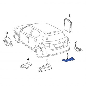 2013 Lexus CT200h OEM Audio & Electronics - Speakers | CARiD