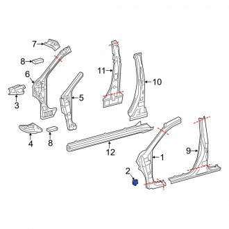 Lexus OEM Chassis Frames & Body Parts | Tubs, Doors — CARiD.com