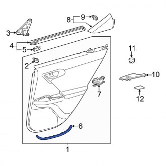 Lexus CT200h OEM Doors & Parts | Shells, Panels, Armrests — CARiD.com