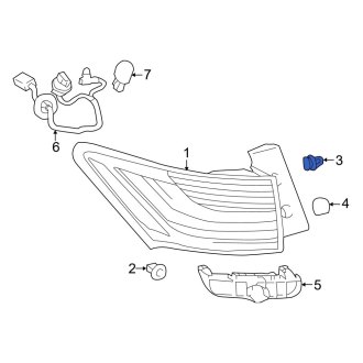 Lexus IS250 OEM Tail Lights | LED, Fiber Optic — CARiD.com