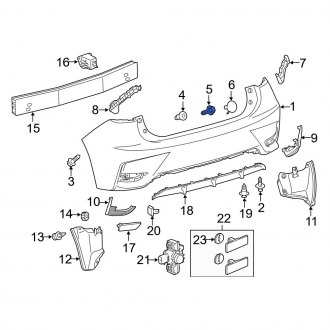 Lexus NX350h OEM Bumpers | Genuine Front & Rear Bumpers — CARiD.com