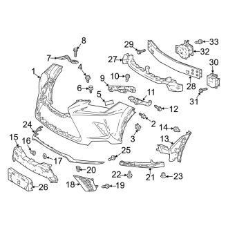 2021 Lexus NX300 OEM Bumpers - Front & Rear | CARiD