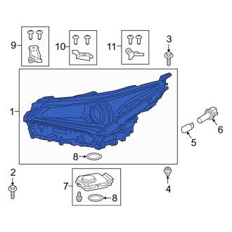 Lexus OEM Headlights | Projector, LED, HID, Halo — CARiD.com