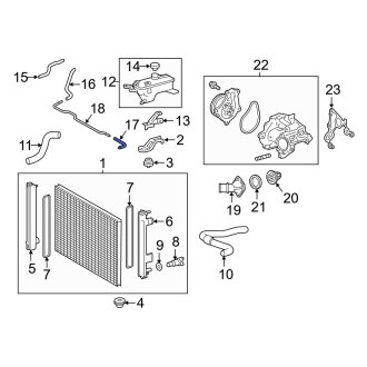 Lexus NX Coolant Overflow Tanks — CARiD.com