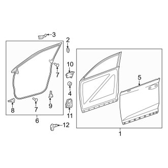2020 Lexus NX Replacement Door Shells & Skins — CARiD.com