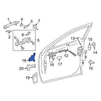 Lexus RX350 Door Hinges, Pin & Bushing Kits – CARiD.com