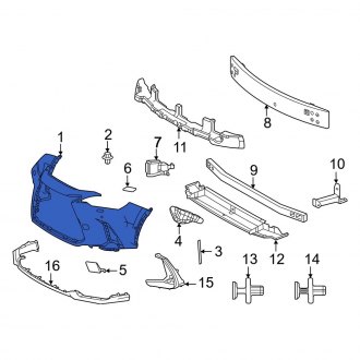 Lexus NX350h OEM Bumpers | Genuine Front & Rear Bumpers — CARiD.com