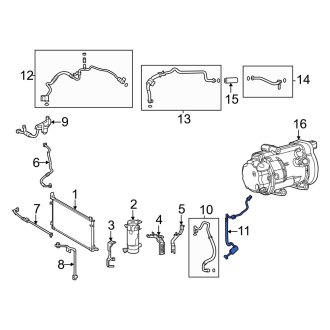 Lexus NX350h OEM A/C & Heating Parts | Systems, Compressors — CARiD.com