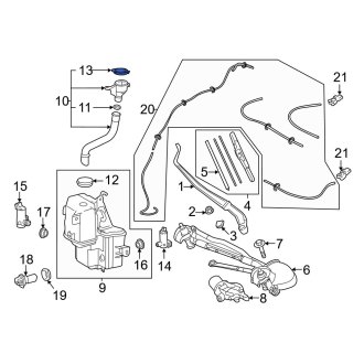 Lexus NX350h Windshield Washer Tanks & Parts — CARID.com